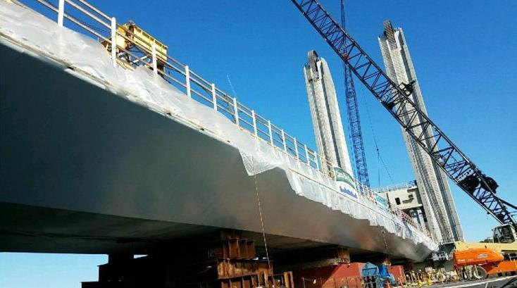 Milestone reached on Sarah Mildred Long Bridge - Bridge Design ...